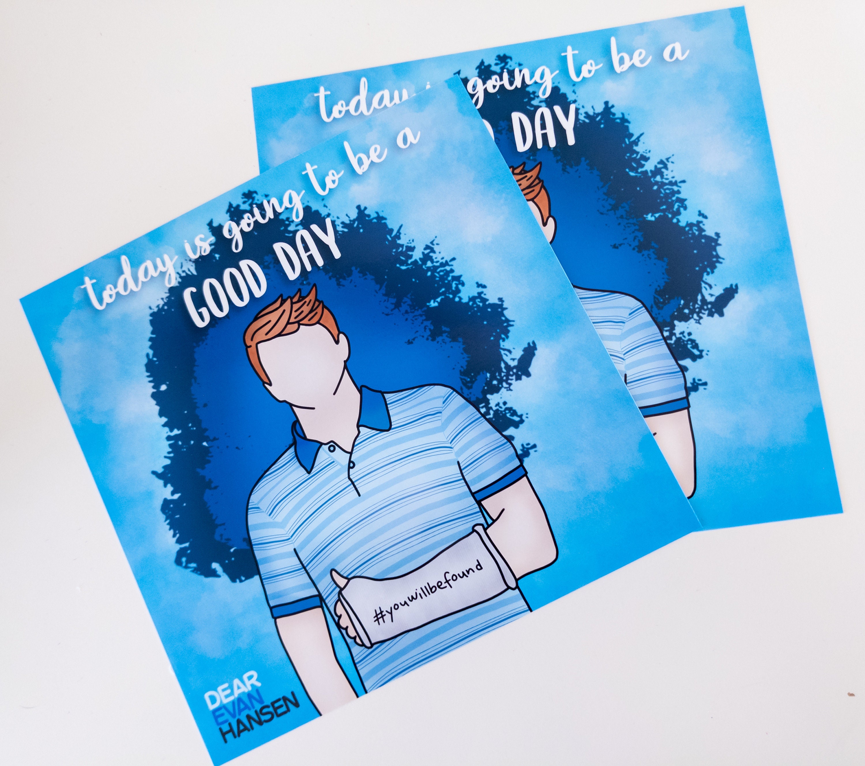 Dear Evan Hansen musical poster print Sam Tutty | Etsy