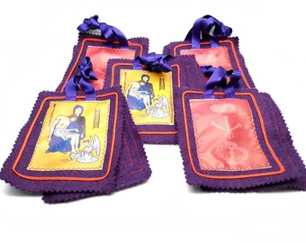 Purple Scapular | Etsy