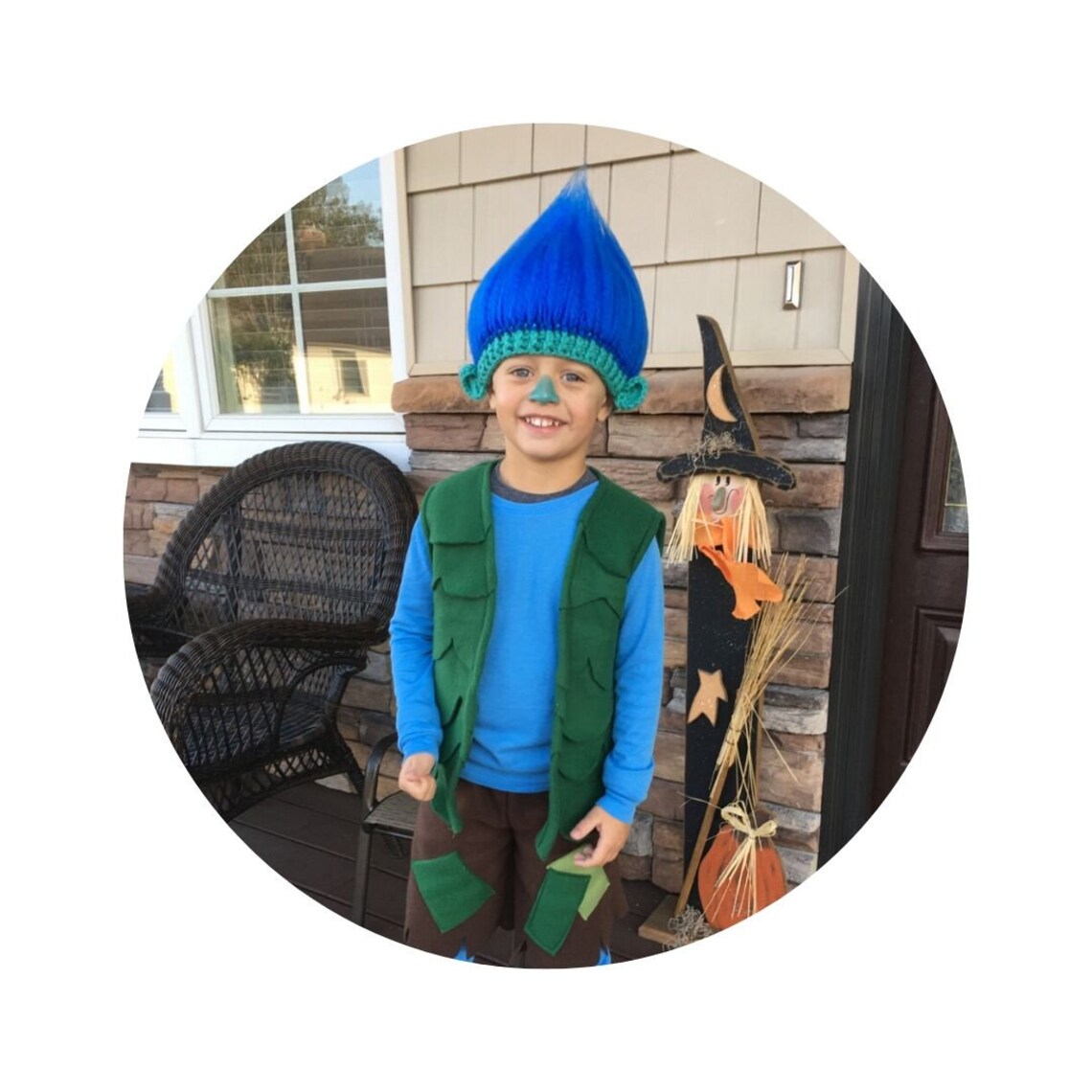 Crochet Branch Hat Inspired by the Movie Trolls Branch Troll - Etsy