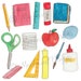 Back to School Clipart Bundle - School Supply Clip Art Graphics ...
