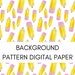 Watercolor Yellow School Pencils Digital Paper - Back to School Pencil ...