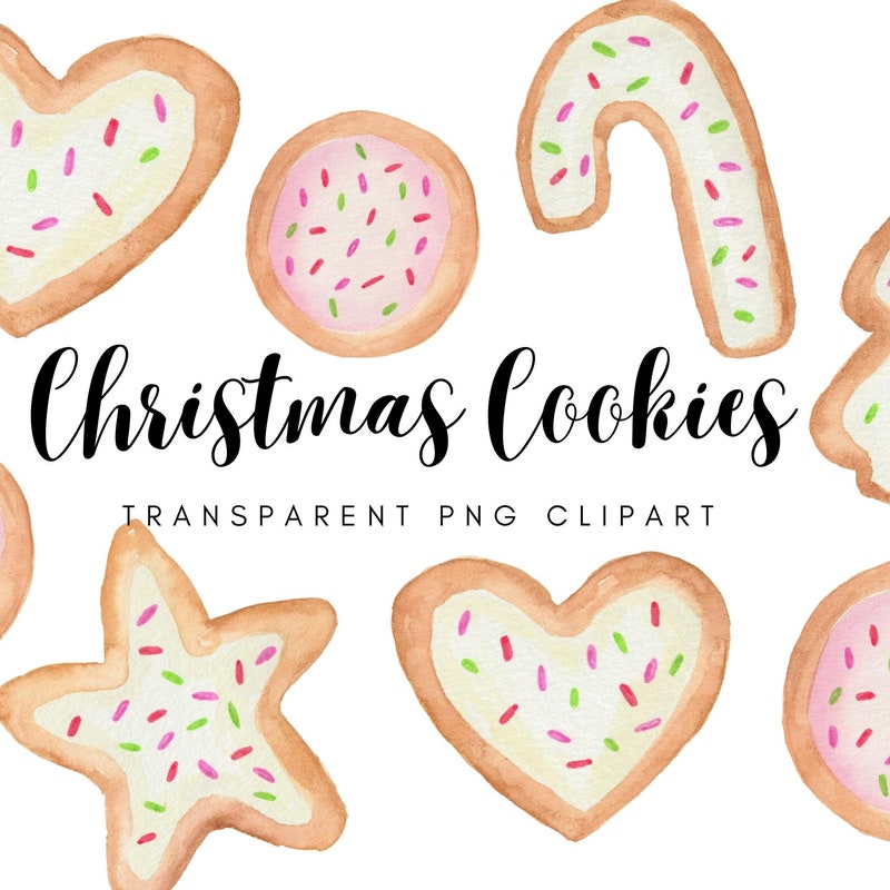 Sugar Cookie Clipart - Etsy