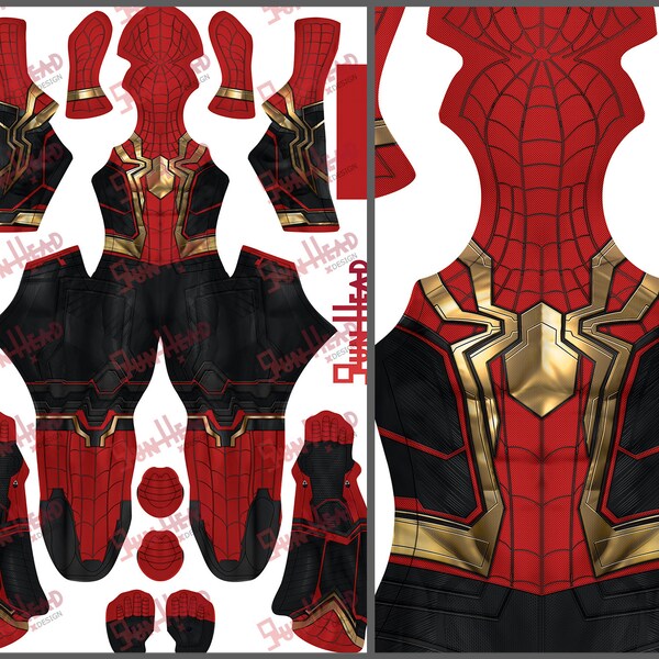 Spiderman Homecoming Suit Pattern - Etsy