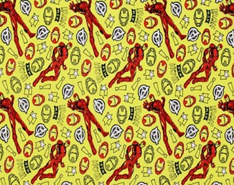 Iron Man Fabric | Etsy