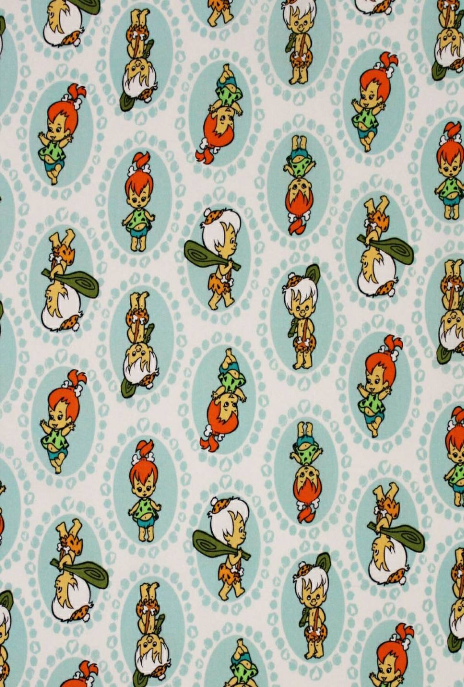 Flintstones Fabric 100 Cotton Quarter Yard Etsy