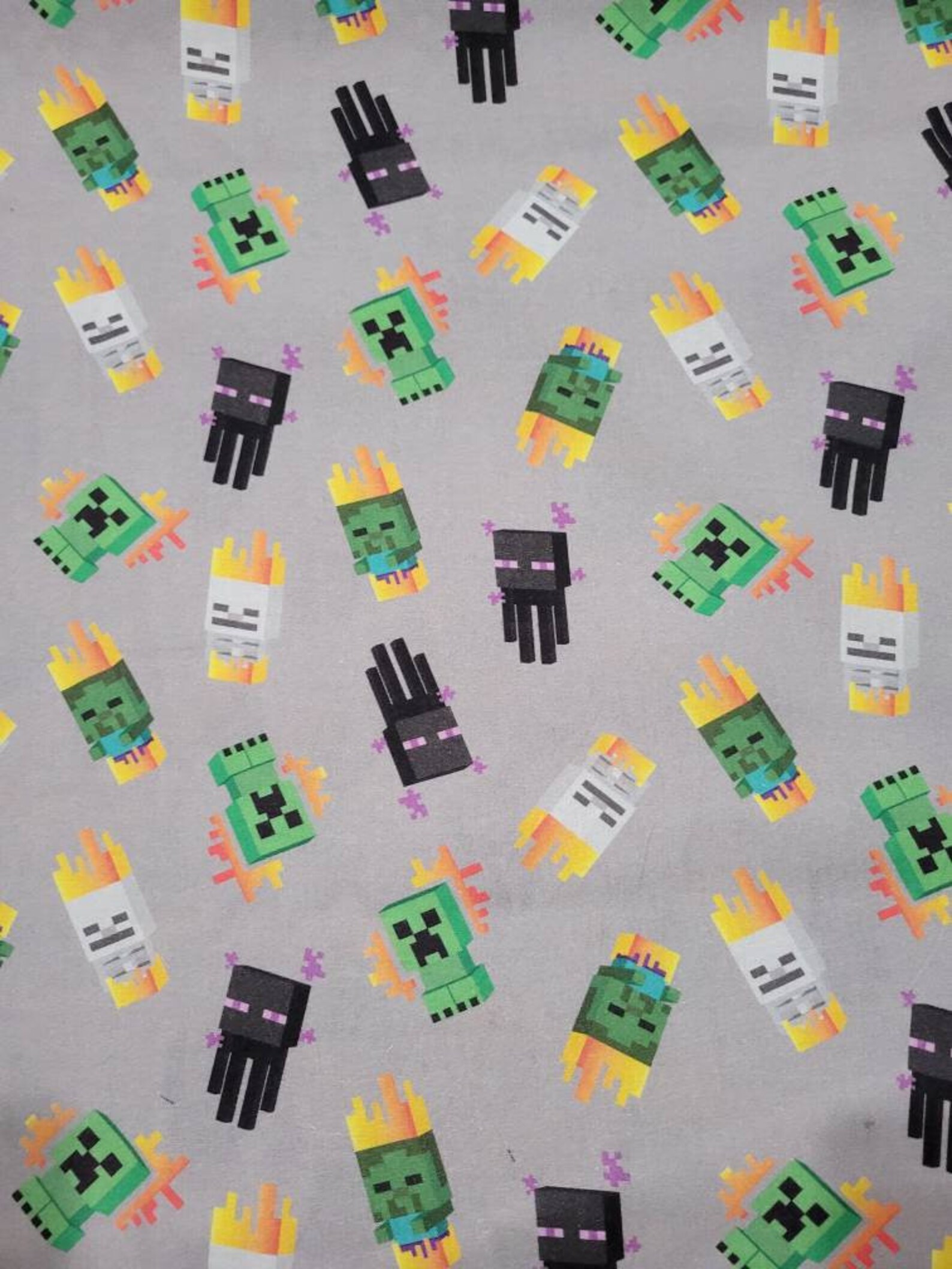 Minecraft Fabric 100% Cotton Quarter Yard | Etsy
