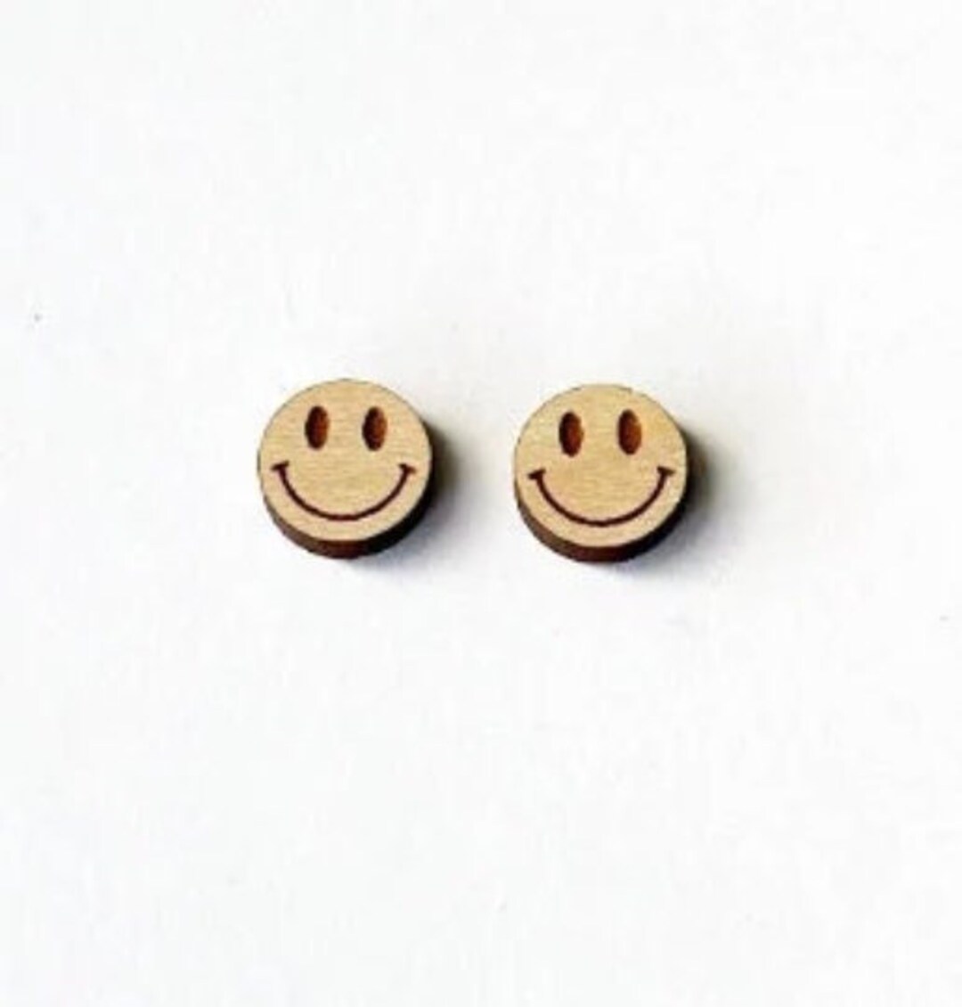 Smiling Face Studs SVG, Laser Cut File, Digital Download - Etsy