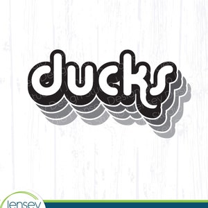 Ducks Svg, Team Mascot Png, School Spirit Wear Design, Duck Pride ...