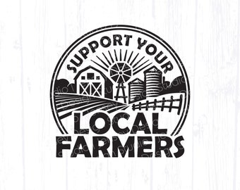 Support Local Svg | Etsy