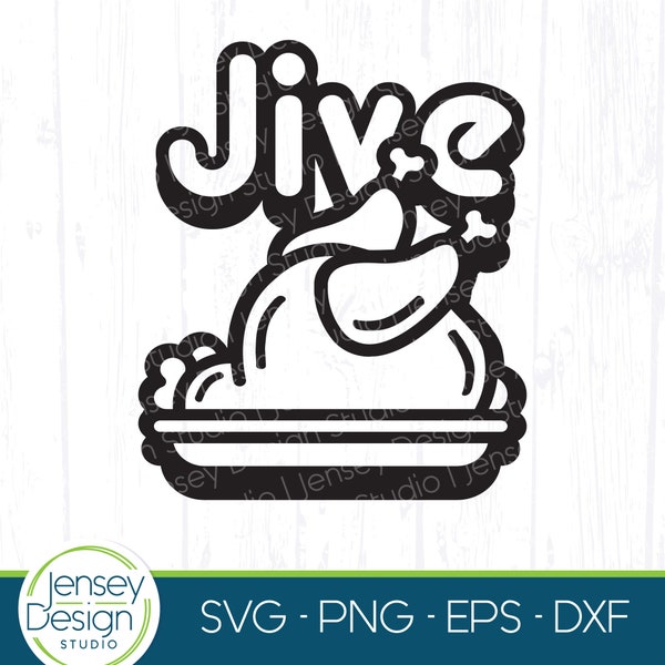 Jive Turkey Svg - Etsy