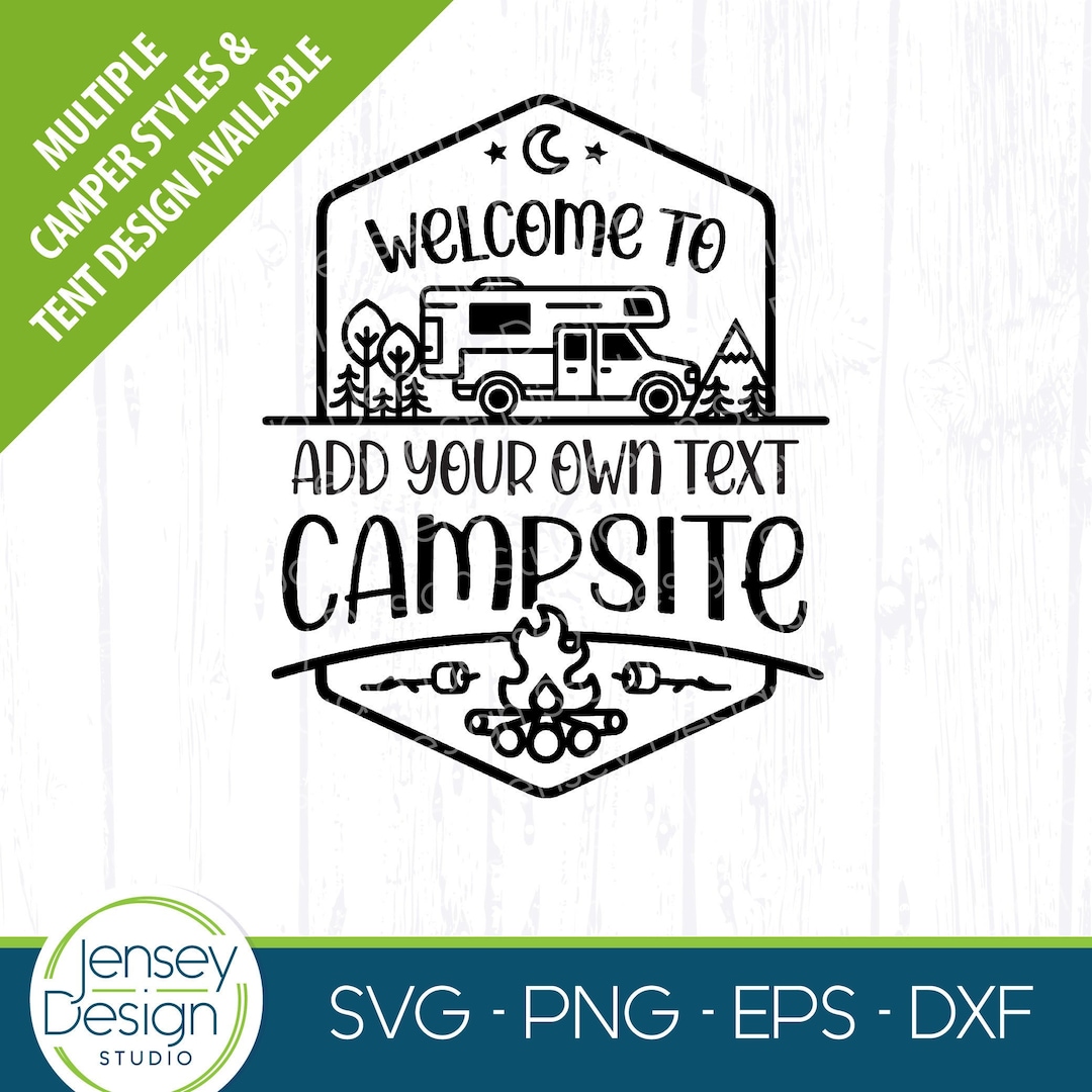 Truck Camper Svg, Pickup Family Name Welcome Sign Png, Camping Bucket ...