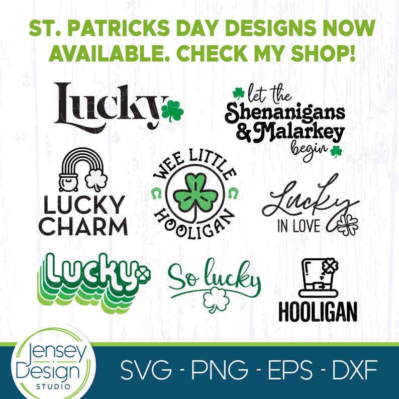St Patricks Day SVG Bundle Funny Group Shirt Designs | Etsy