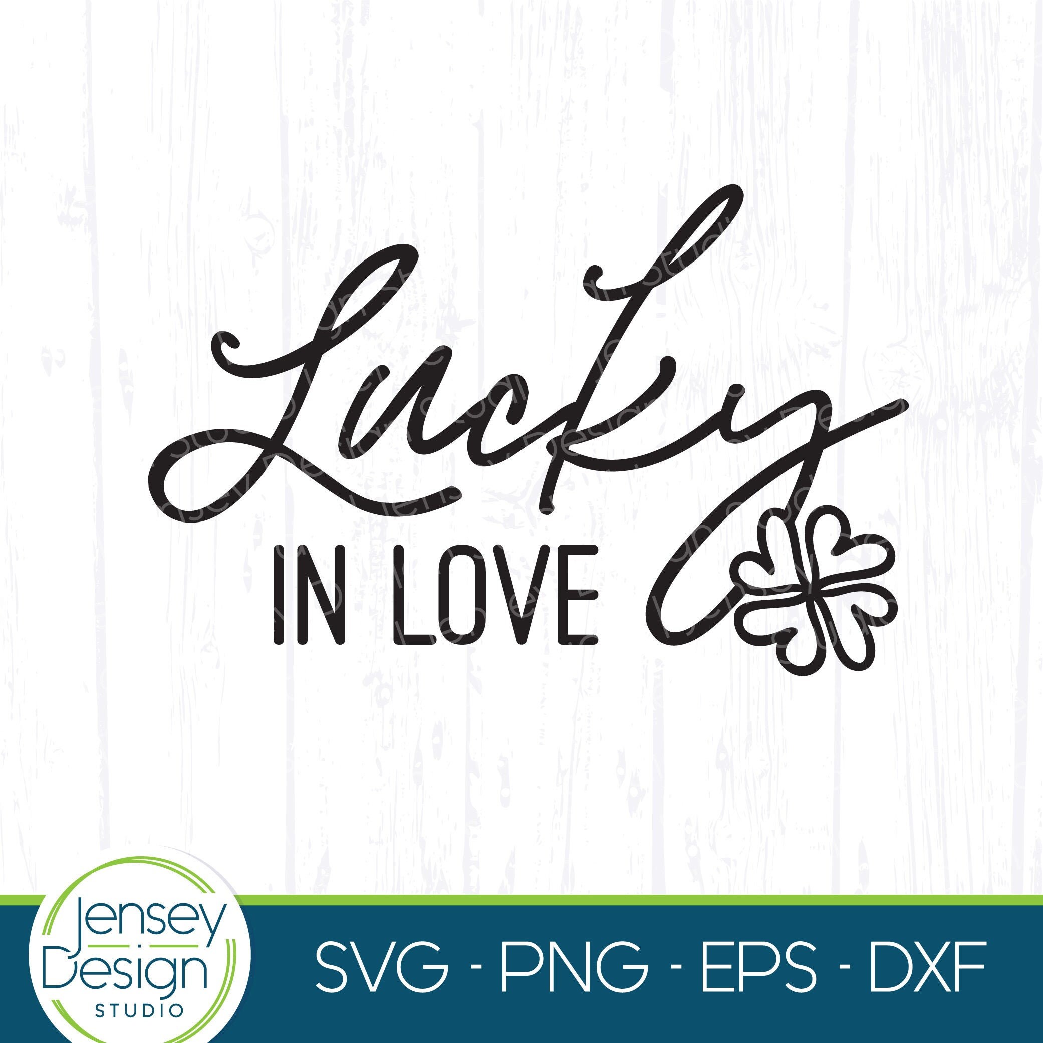 Lucky In Love SVG for St Patricks Day Saint Patty TShirt | Etsy