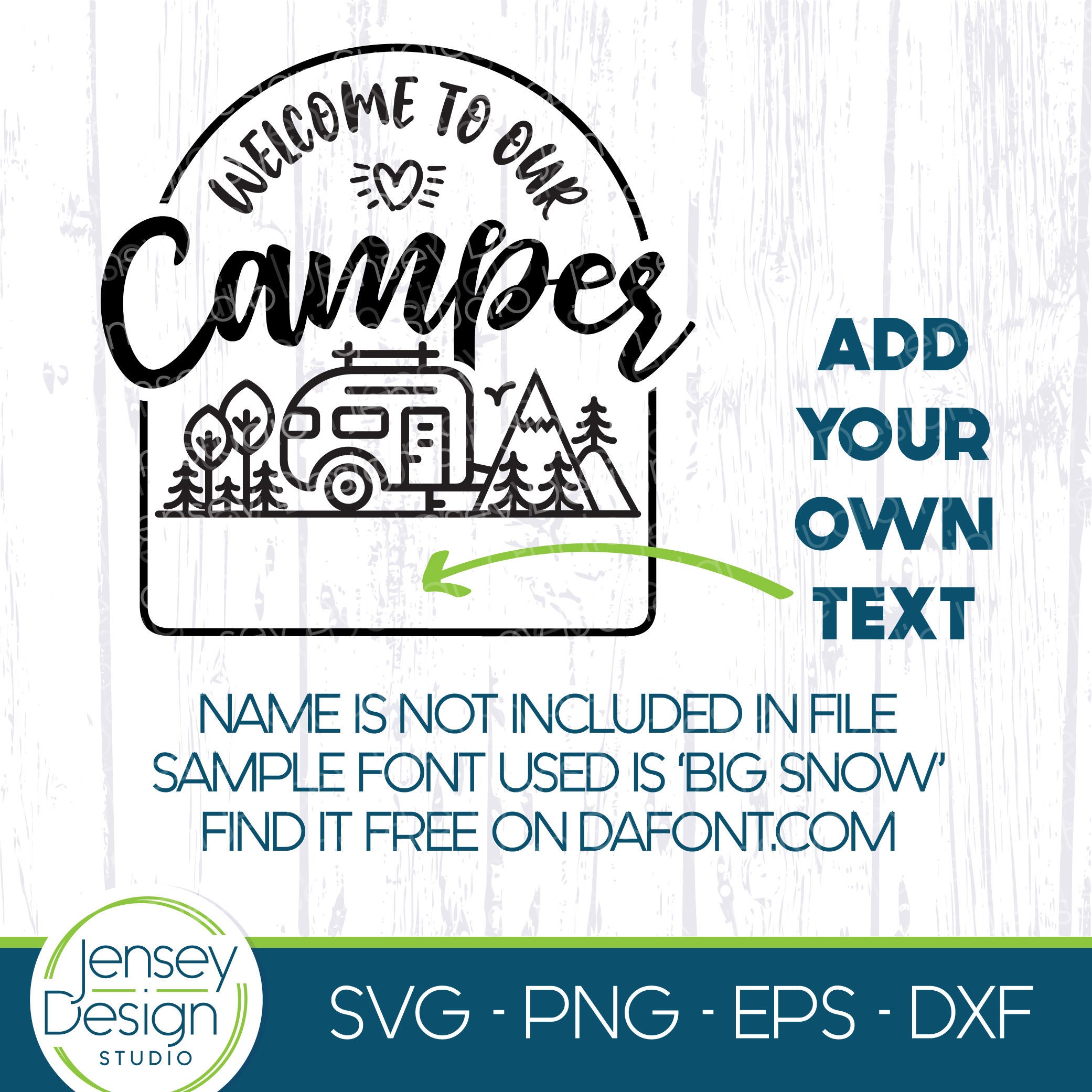 Camping Svg Welcome to Our Camper Sign Design Cute Travel - Etsy