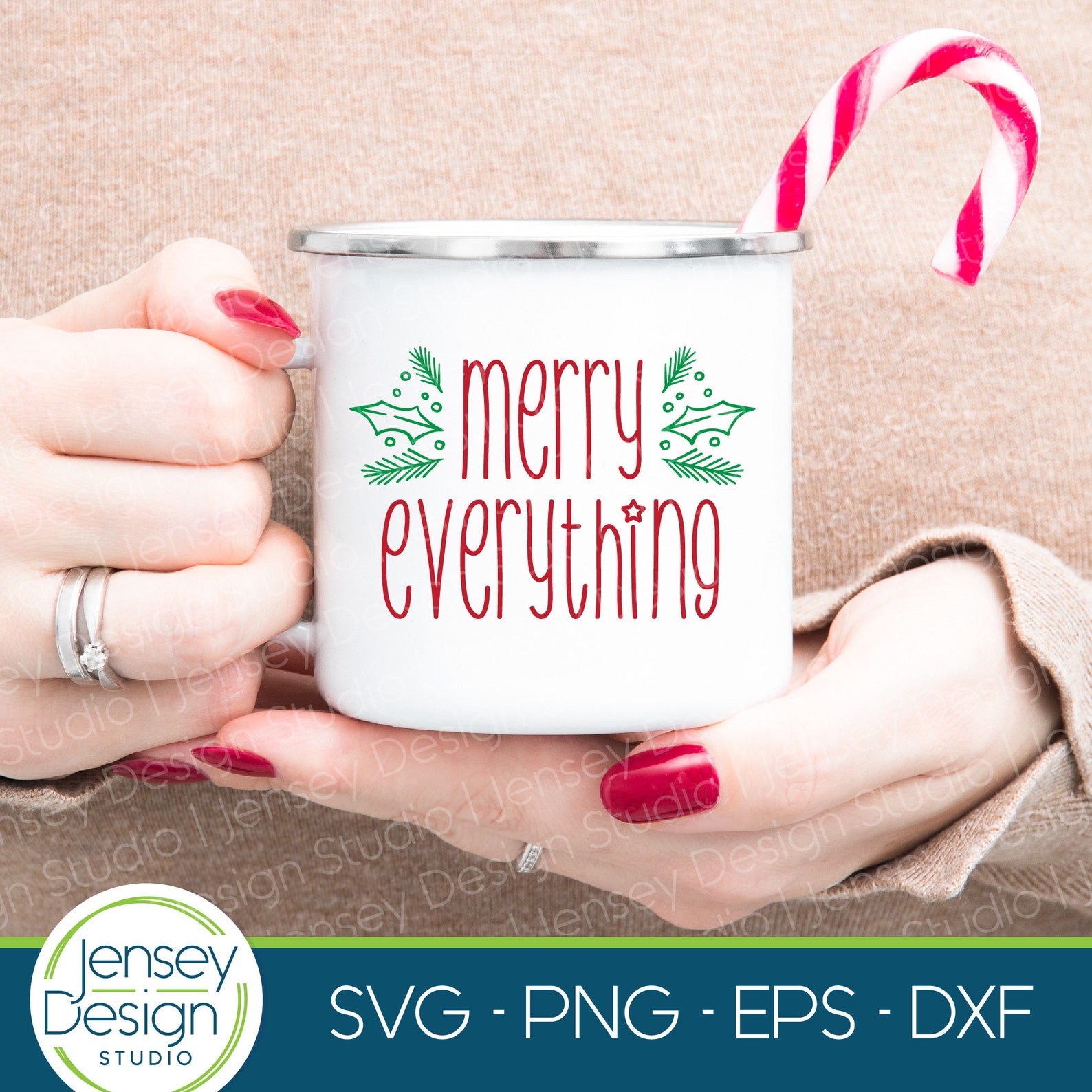 Merry Everything Svg, Christmas Quote Svg, Farmhouse Winter Home Decor ...