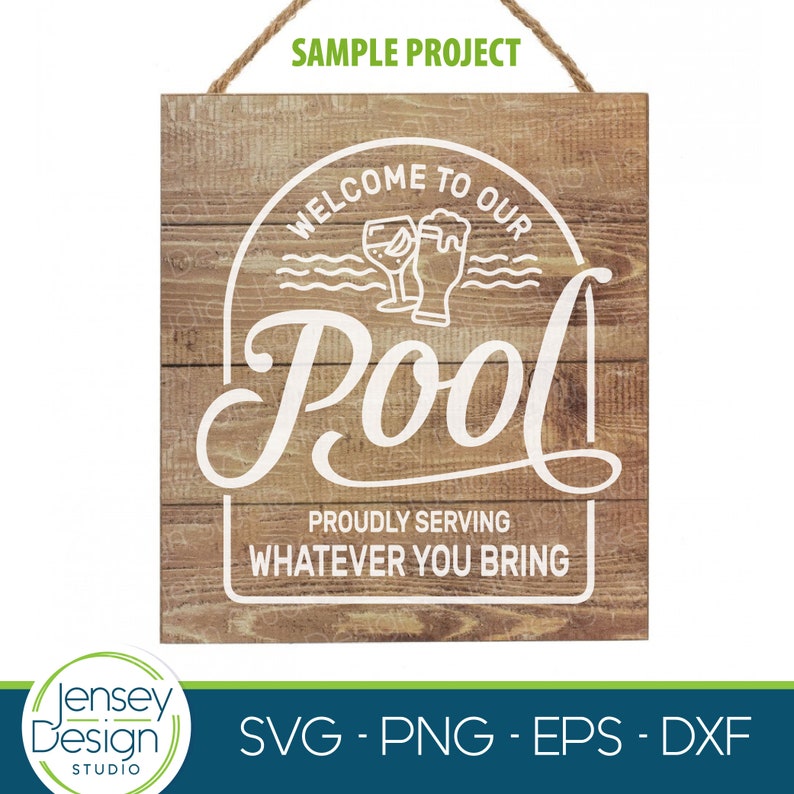 Welcome to Our Pool Svg Swimming Pool Bar Sign Svg Funny - Etsy Canada