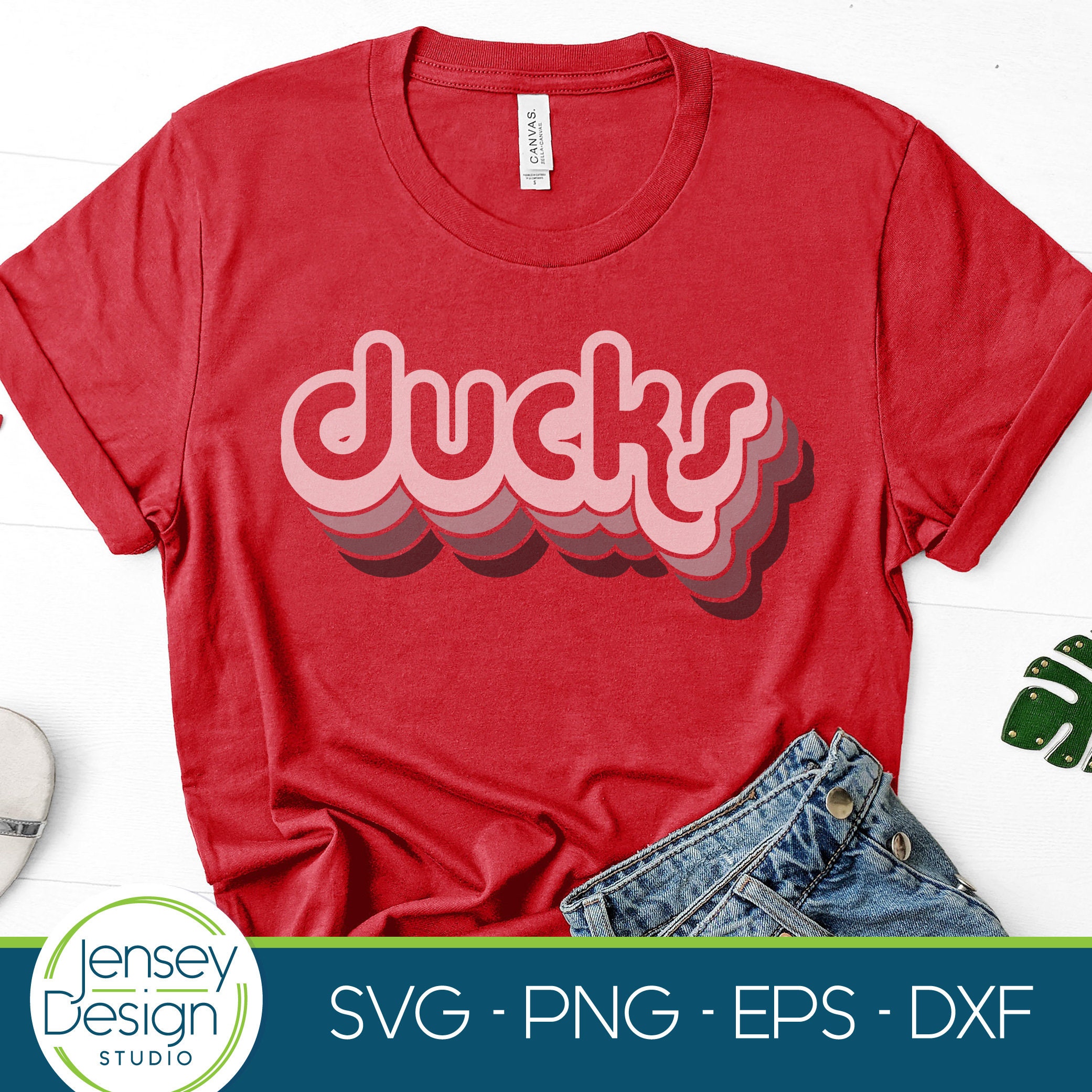 Ducks Svg Team Mascot Png School Spirit Wear Design Duck - Etsy