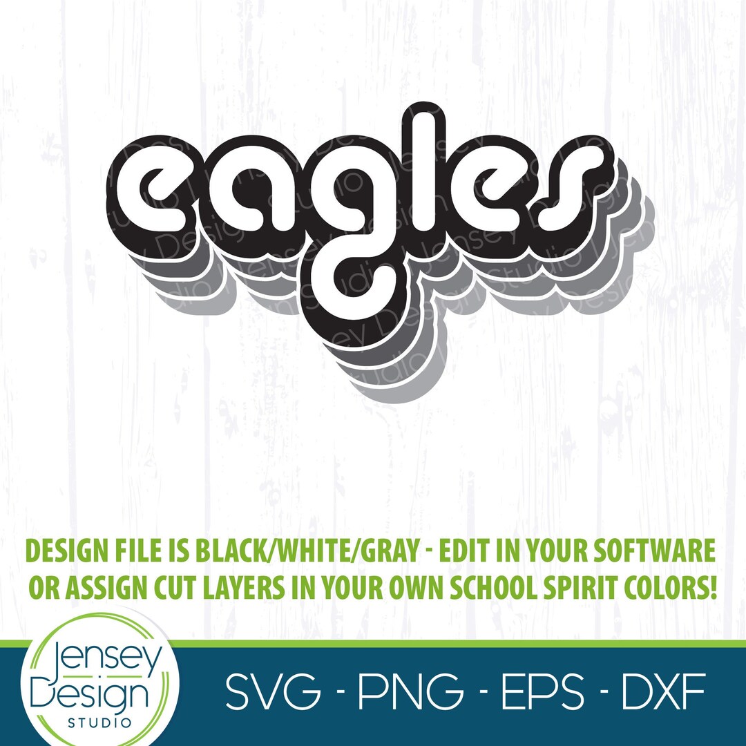 Eagles Svg, Team Mascot Png, School Spirit Wear Design, Pride Artwork ...
