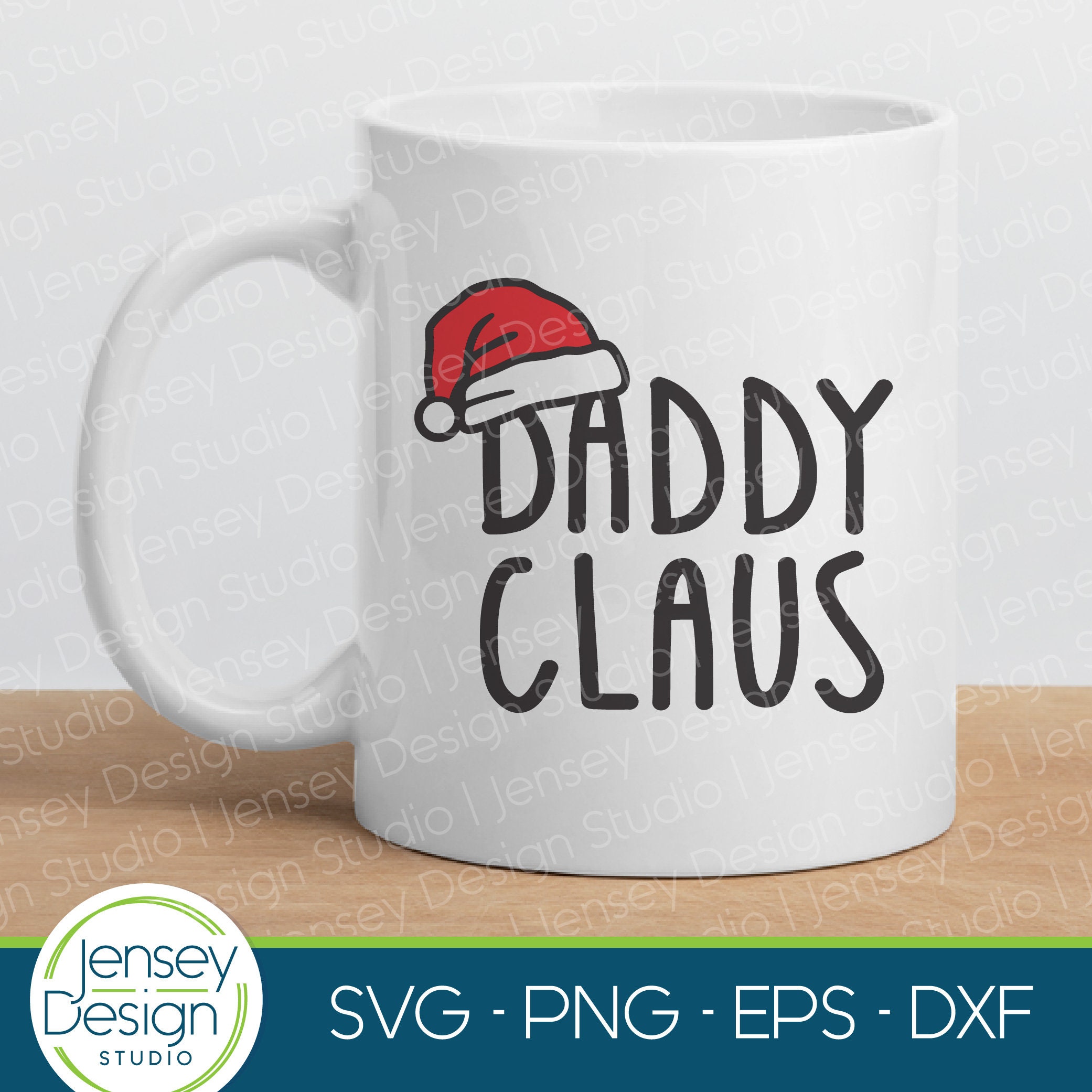 Daddy Claus Svg, Funny Santa Clause Dad Shirt Png, First Christmas ...