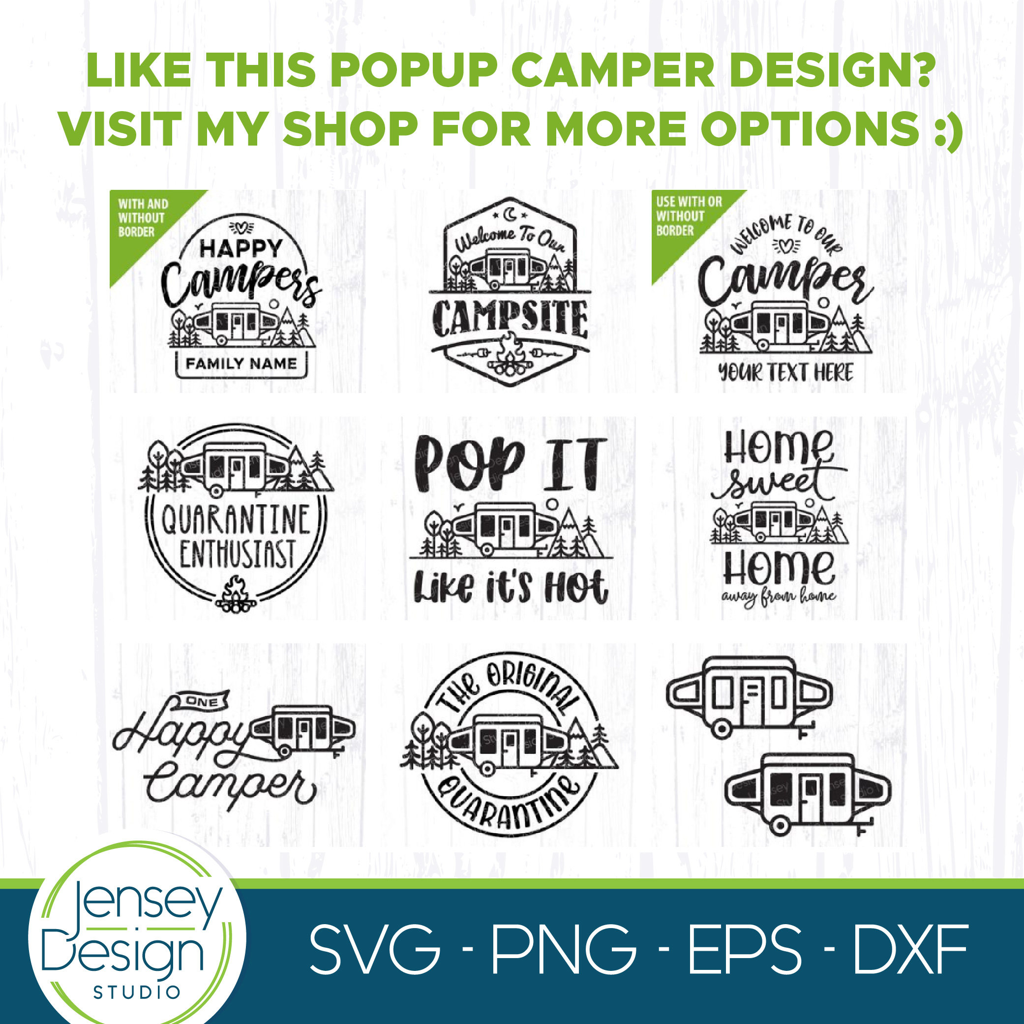 Pop up Camper SVG PNG DXF Camping Svg Popup Camper Cut File - Etsy Canada