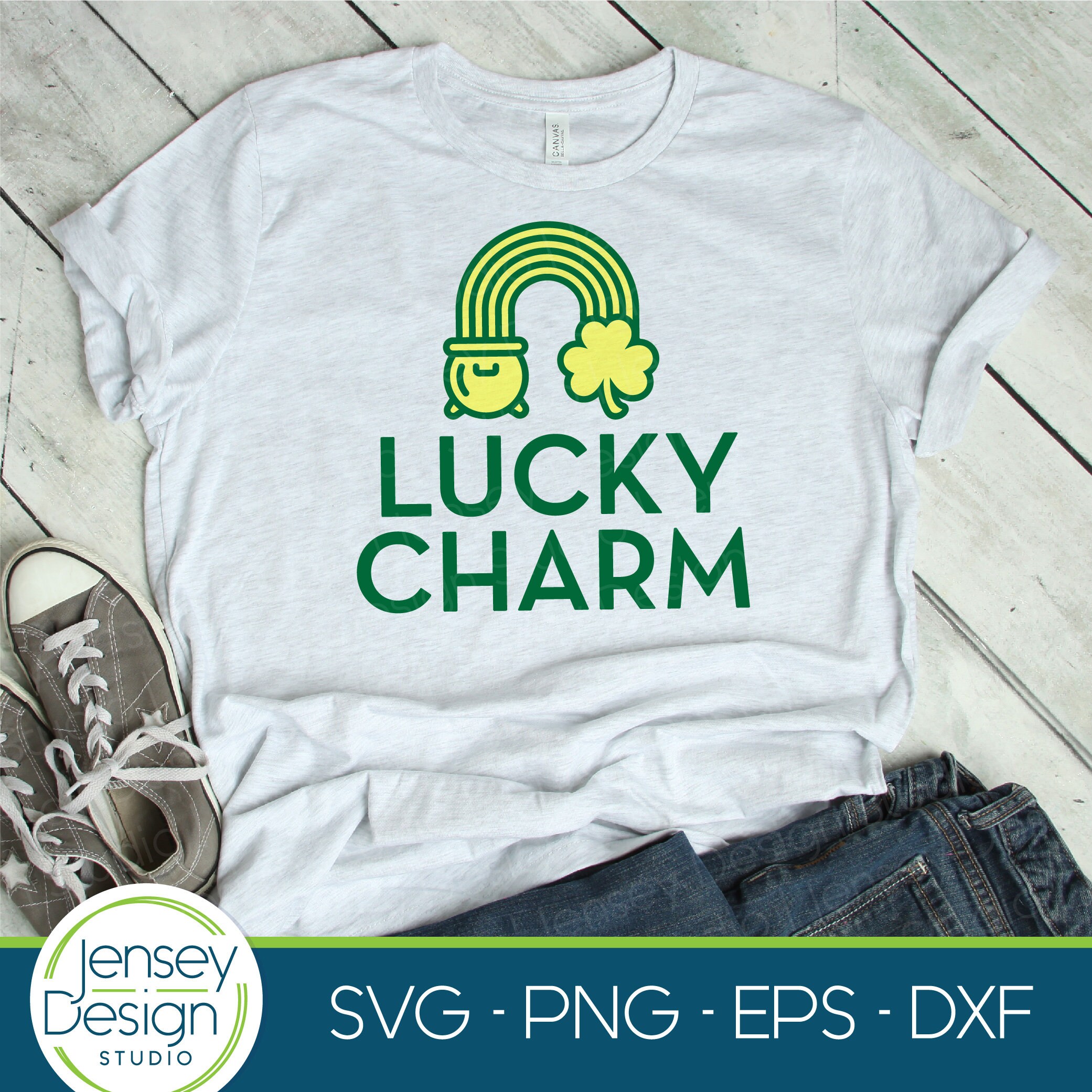 Lucky Charm St Patricks Day SVG Saint Pattys Tshirt Design - Etsy