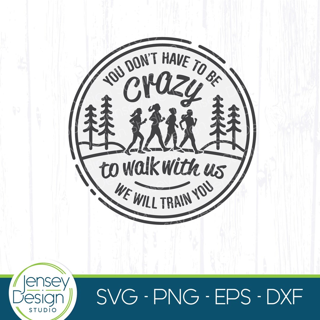 Funny Walking Group Svg, Fitness Friends Walk Crew T-shirt Design ...