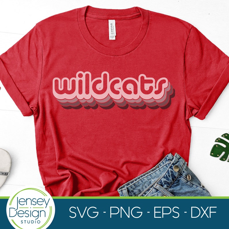 Wildcats Svg, Team Mascot Png, School Spirit Wear Design, Wildcat Pride ...