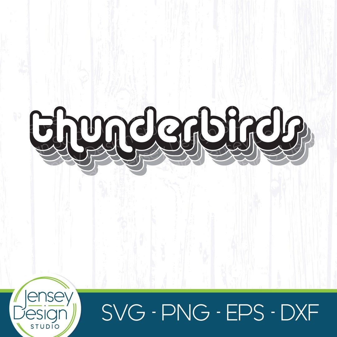 Thunderbirds Svg, Team Mascot Png, T-bird School Spirit Wear Design ...