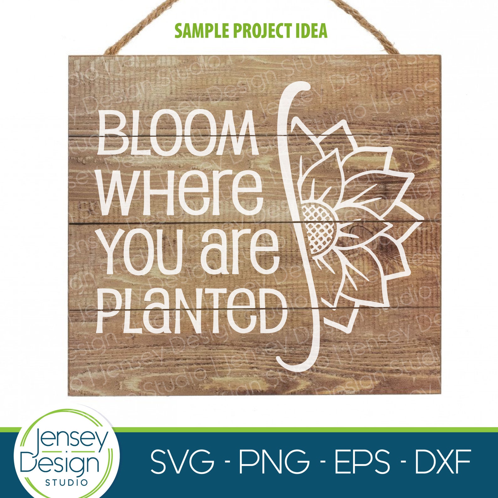 Bloom Where You Are Planted Svg, Inspirational Saying, Sunflower Svg ...
