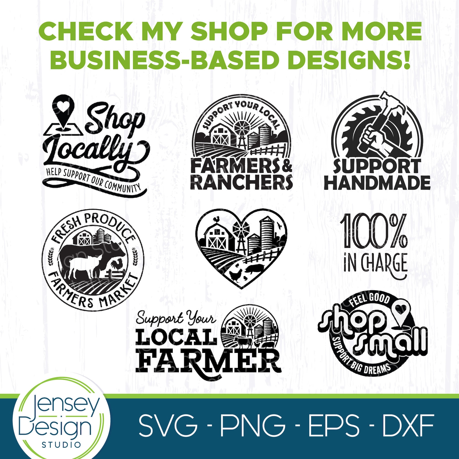 Shop Small Svg Support Local Business Logo Png Boutique - Etsy