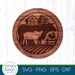 Farm Animal Svg, Cow Pig Chicken Farmhouse Home Kitchen Decor Png ...