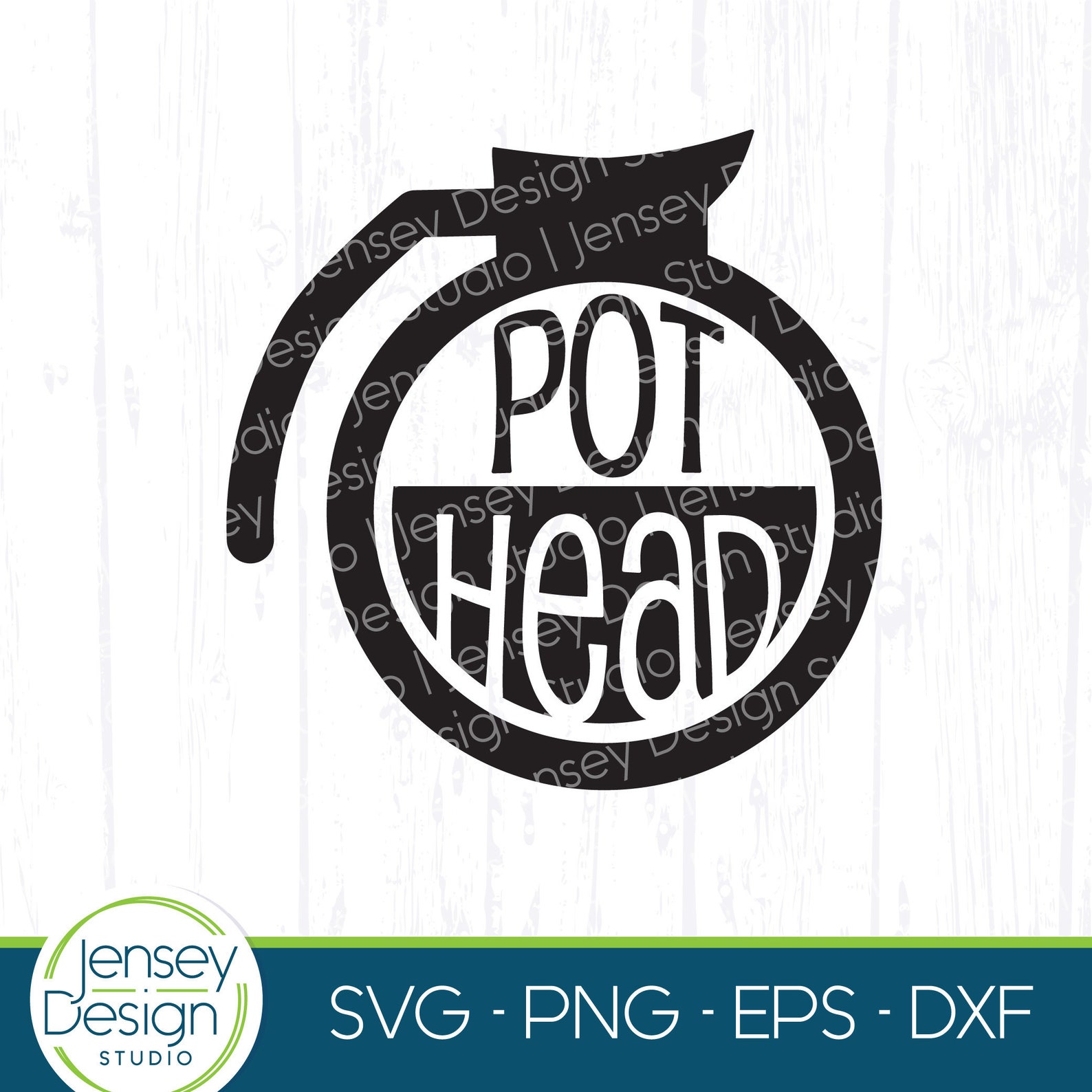 Pot Head Svg, Coffee Lover Saying, Funny Quote Clipart, Java Pothead ...