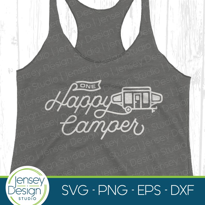 One Happy Camper Svg Pop-up Camper Svg Camping Svg Popup RV - Etsy