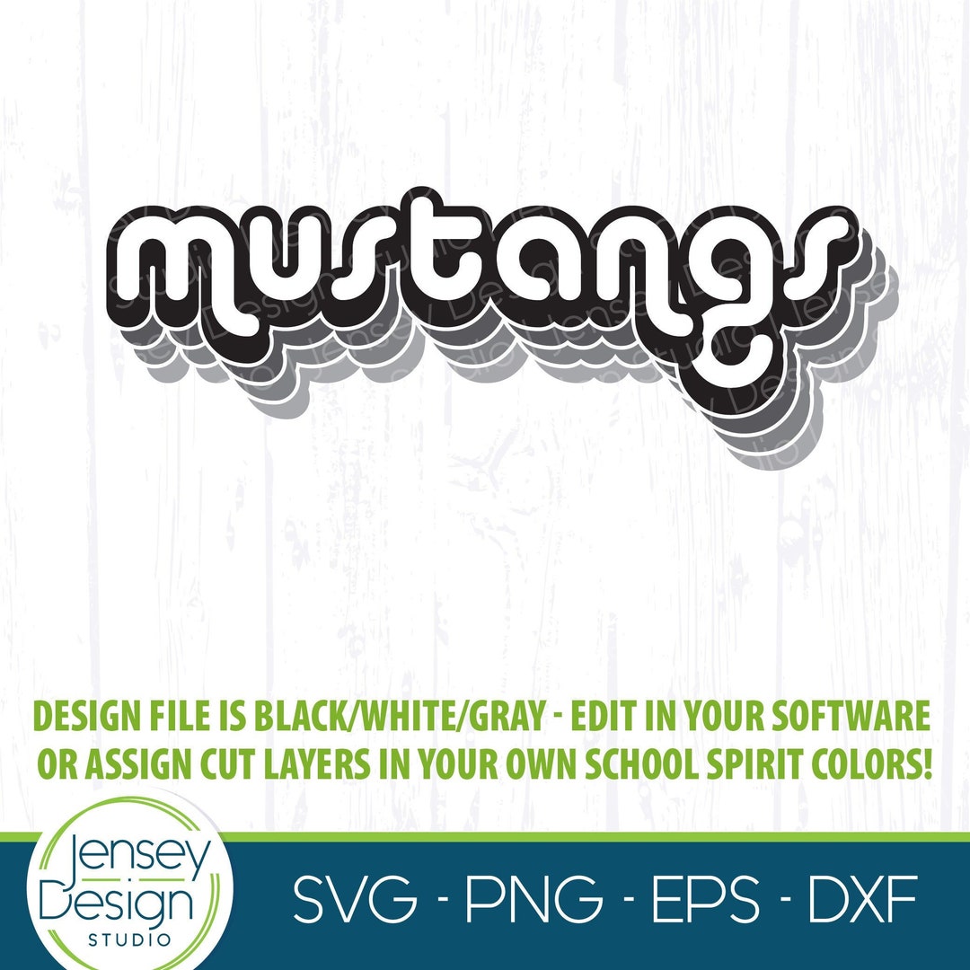 Mustangs Svg, Team Mascot Png, School Spirit Wear Design, Pride Artwork ...