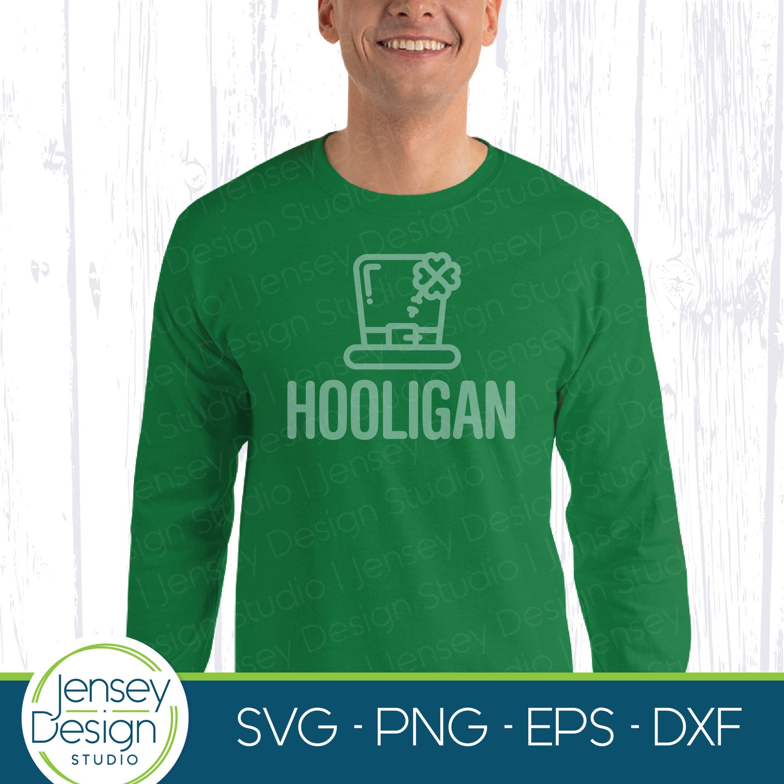 Funny St Patricks Day Svg Irish Hooligan Png Shamrock Tshirt - Etsy