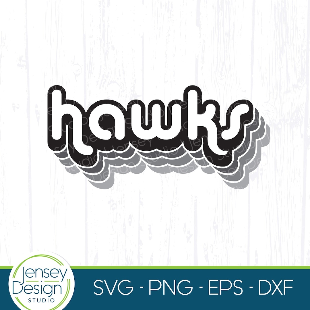 Hawks Team Mascot Svg, School Spirit Wear Png, Hawk Pride Artwork ...