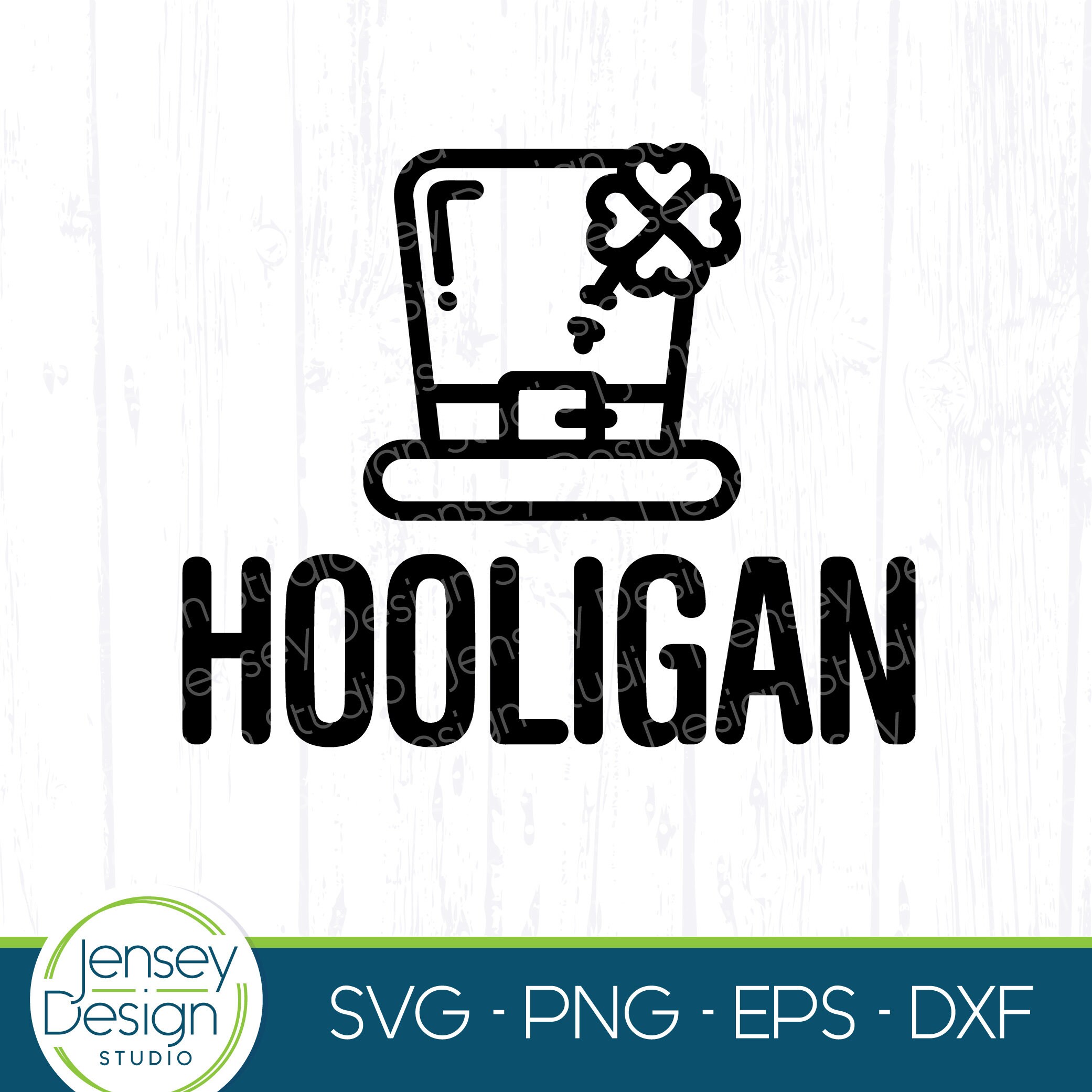 Funny St Patricks Day Svg Irish Hooligan Png Shamrock Tshirt - Etsy