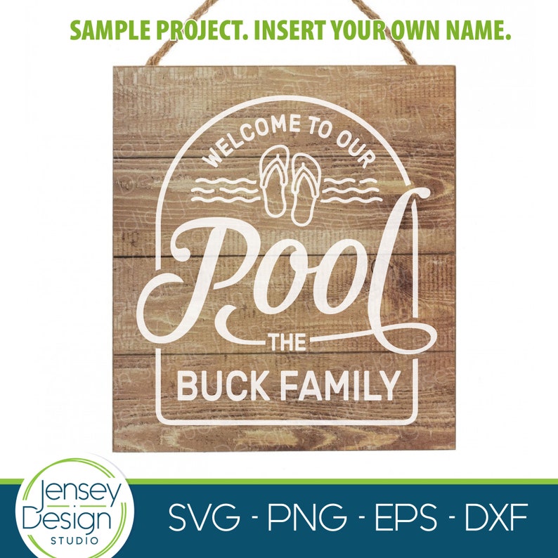 Welcome to Our Pool Svg Home Swimming Pool Sign Svg Family - Etsy