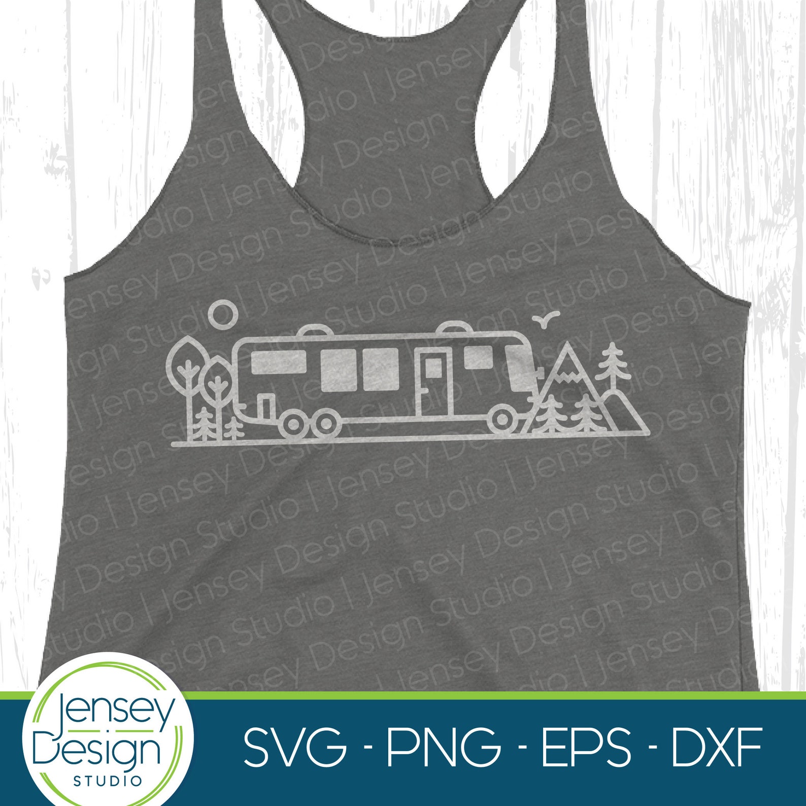 Class A RV Motorhome Svg Motor Home Bus Camping Scene Png - Etsy