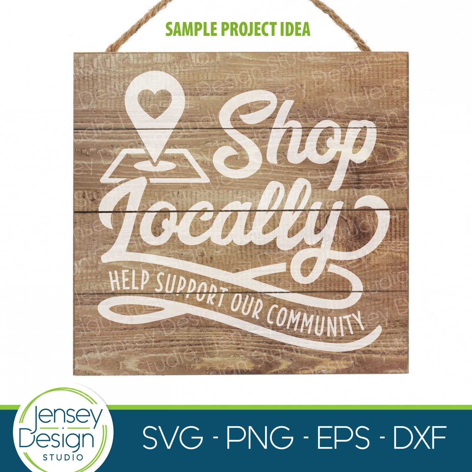 Shop Locally Svg Support Small Business Logo Png Local | Etsy