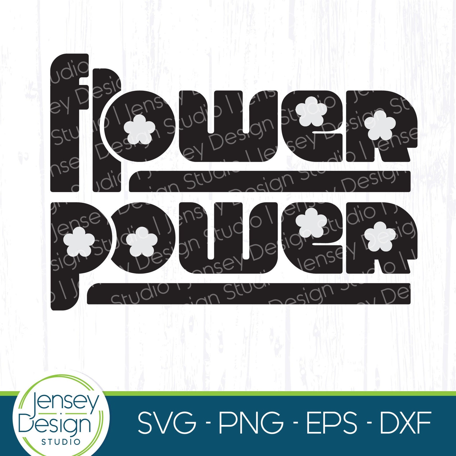 Flower Power Svg Vintage Hippie Svg Feminist Clipart Female | Etsy