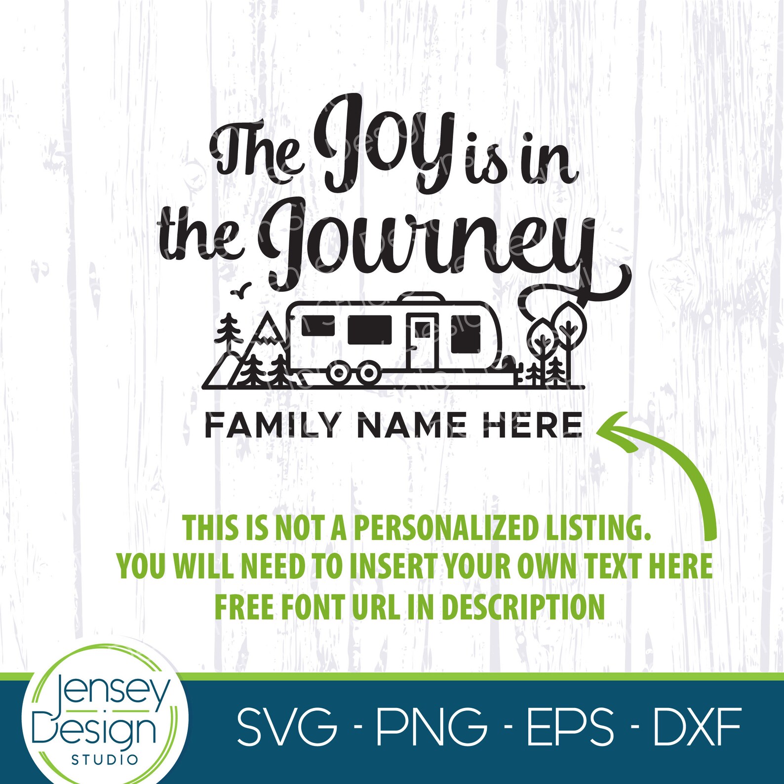 Joy is in the Journey Svg Camping Png Happy Camper RV Sign | Etsy