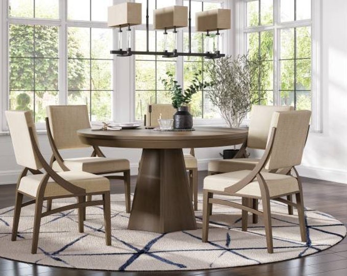 42" Round Dining Room Table With 1 12" Extension Leaf - Etsy