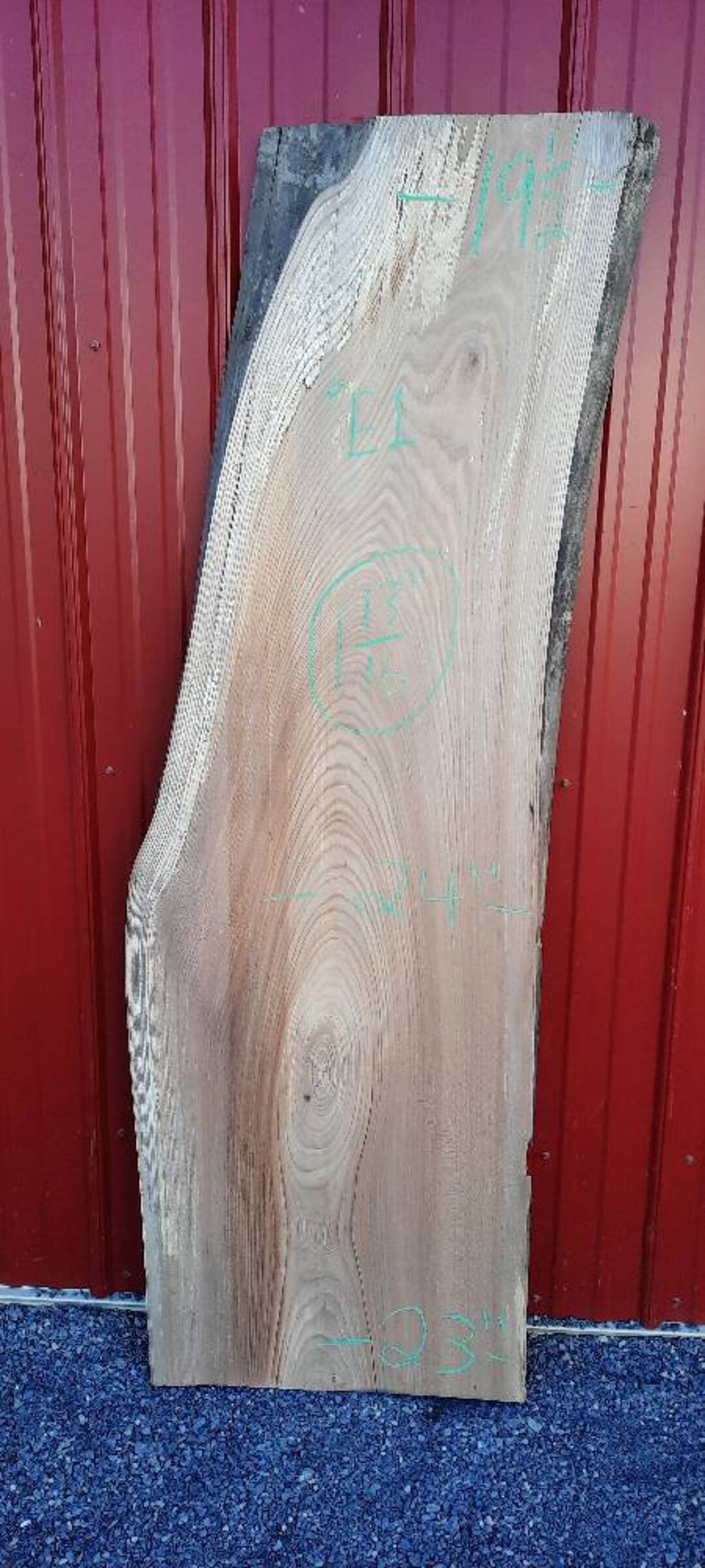 Live Edge Elm Slab. Kiln Dried and Mostly Surfaced - Etsy