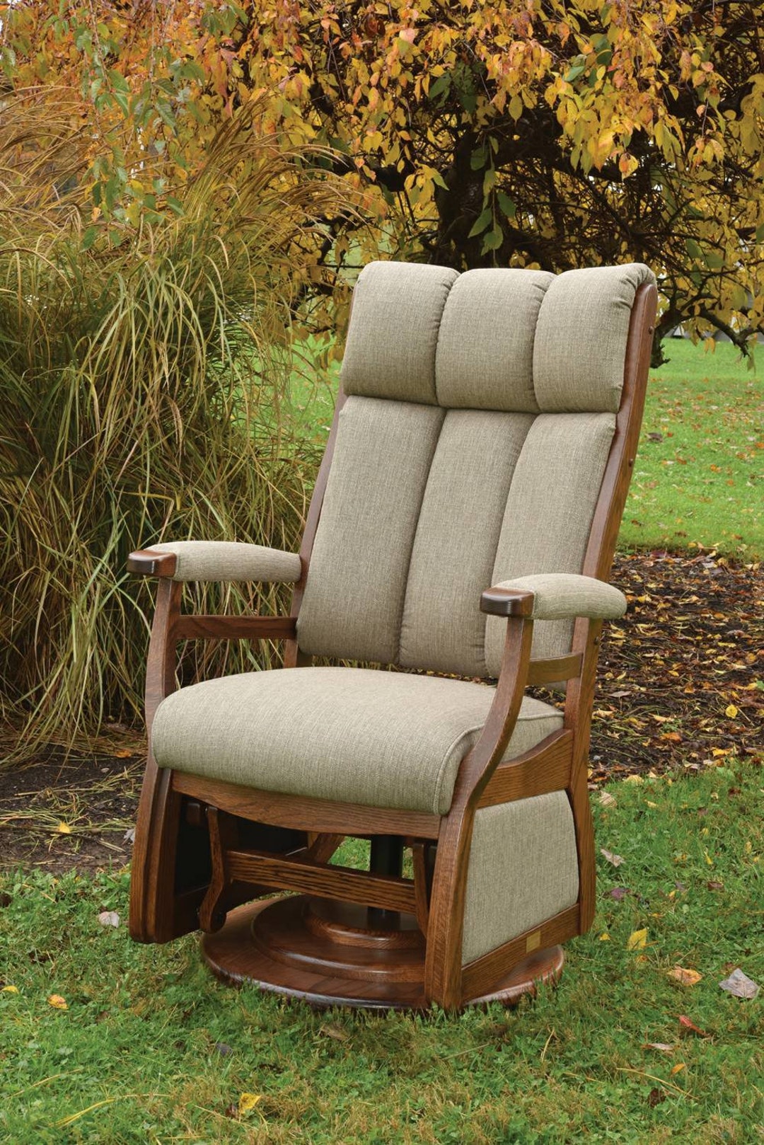 Handcrafted Swivel Glider Rocker - Etsy