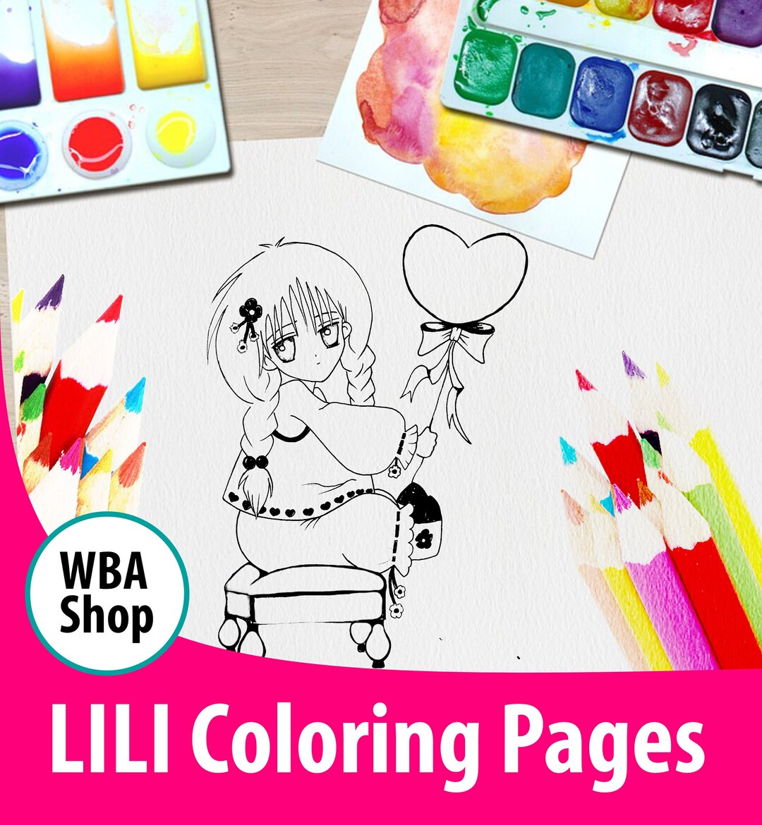 Lili Coloring Pages Printable Coloring Page Lili Character - Etsy