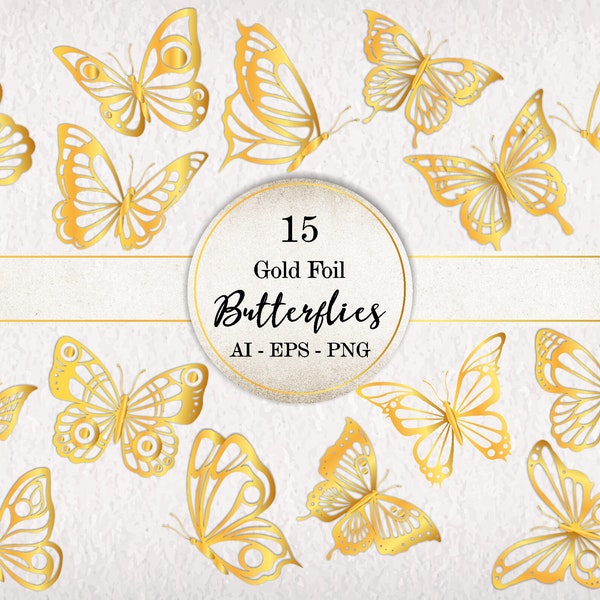 Butterfly Clipart - Etsy