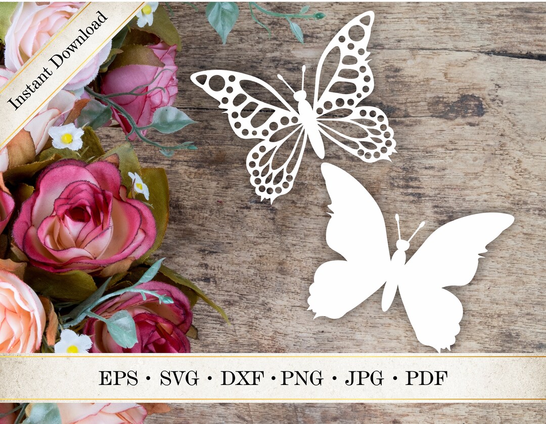 Butterfly Cut File, Butterfly SVG, Butterfly Eps, Butterfly Dxf ...