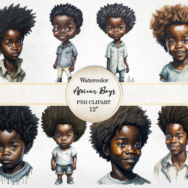 Young Boy Clipart - Etsy