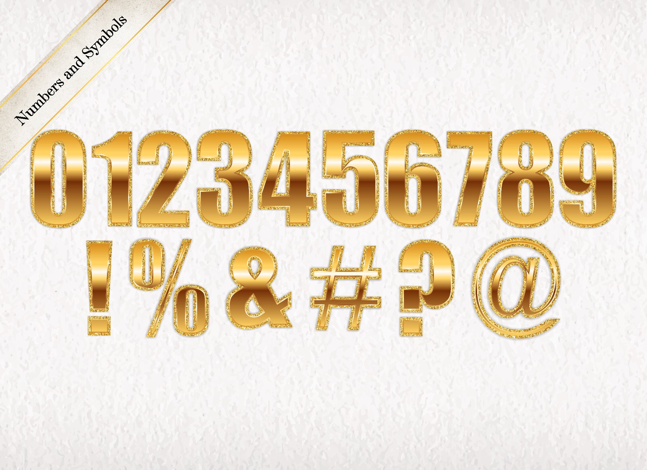 Gold Foil and Glitter Border Alphabet Golden Letters Digital - Etsy